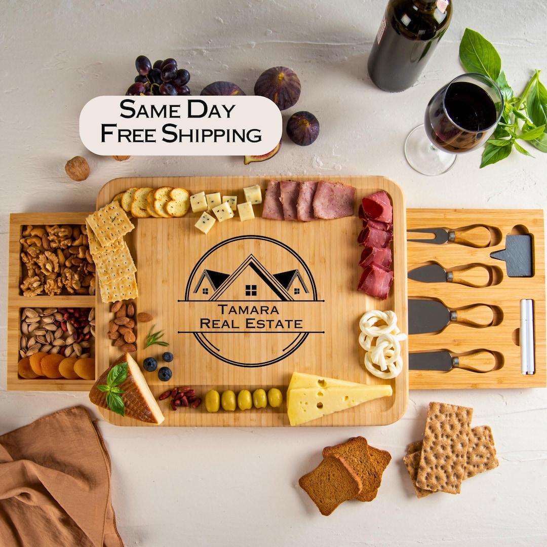 Charcuterie Board Personalized Corporate Gift With Logo Gift for ...