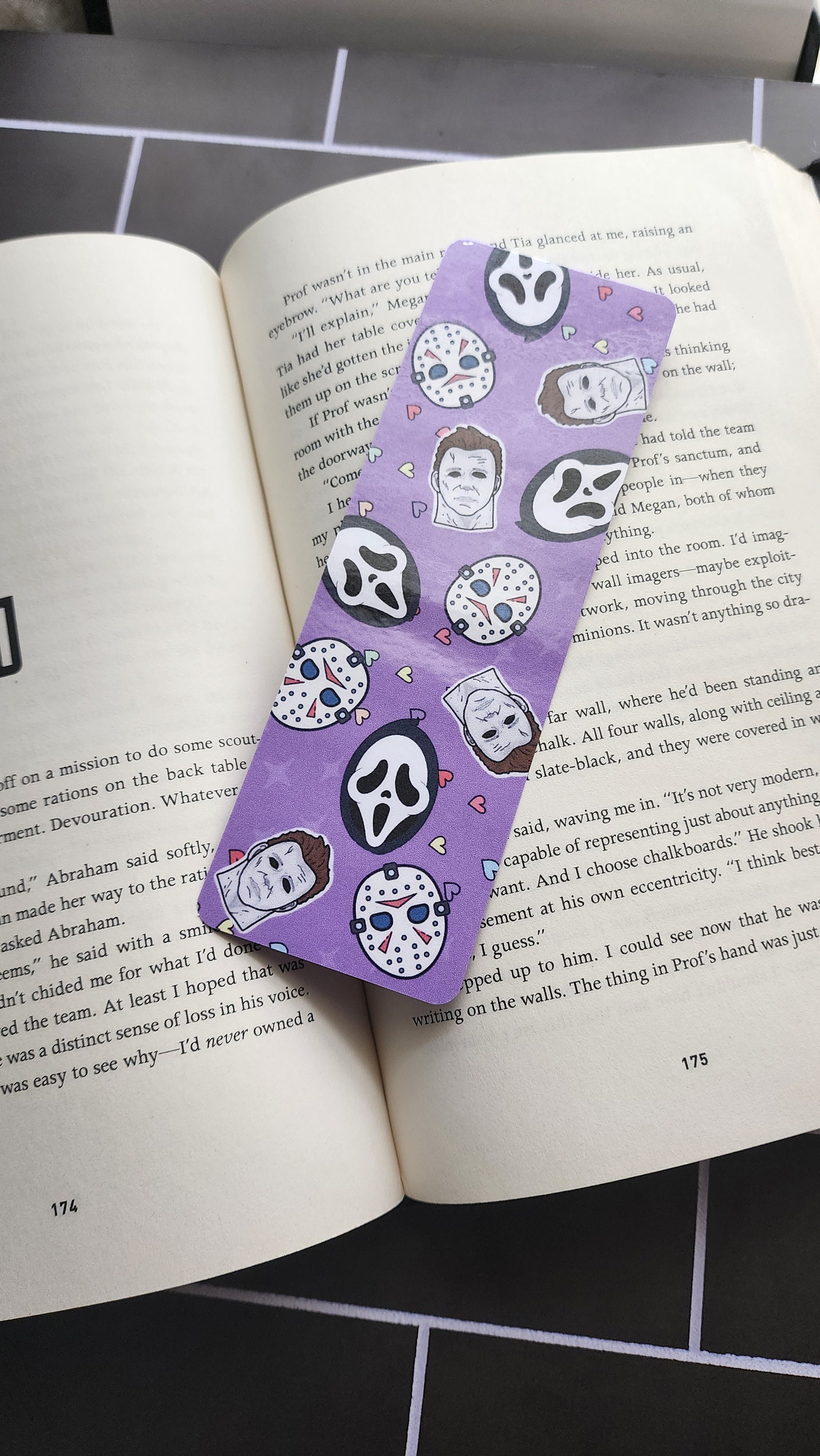 Masked Men Era Bookmarks, Ghostface Bookmark, Jason Voorhees Bookmark ...