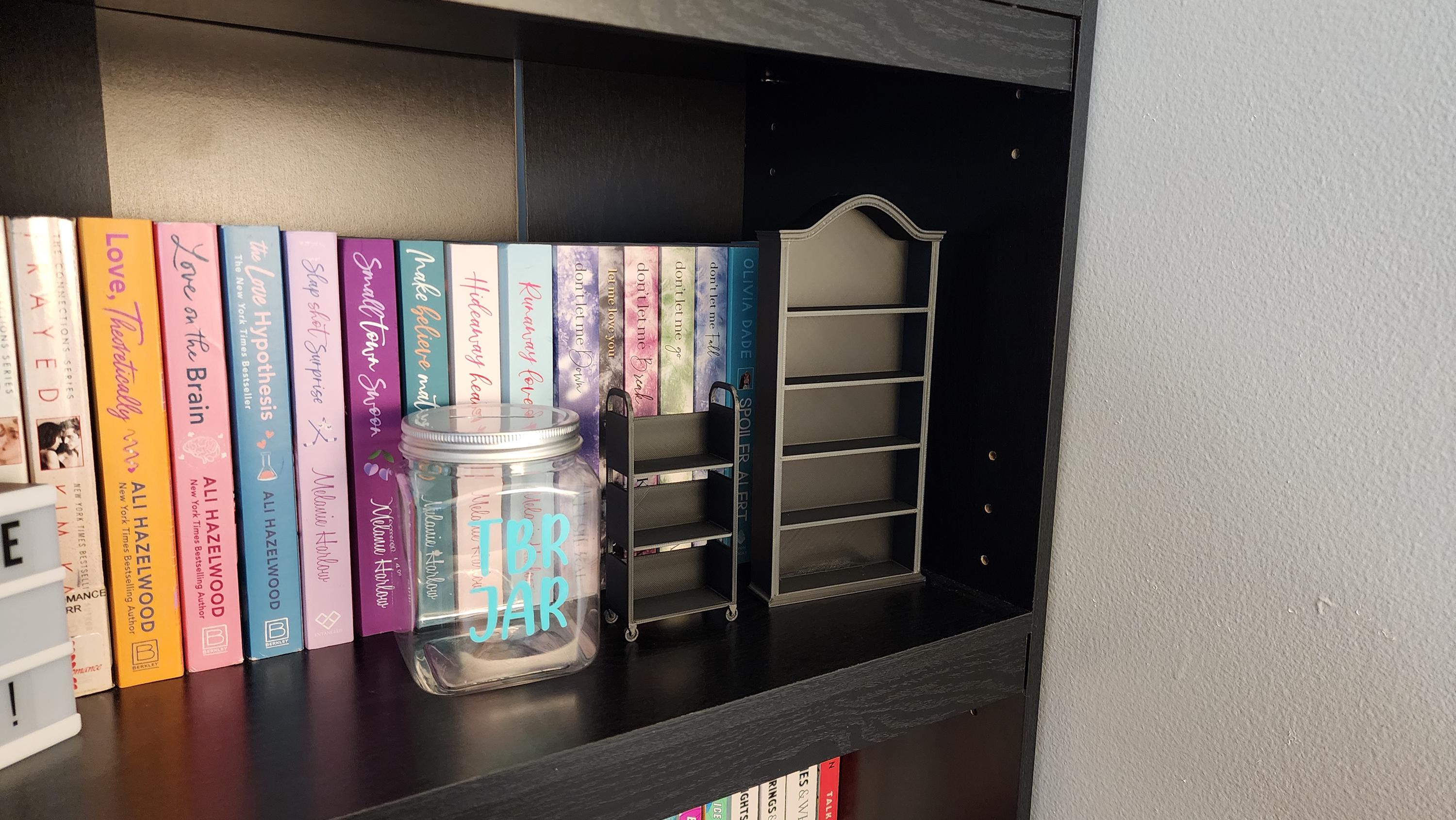 Miniature Library Bundle: Bookshelf, Decor, TBR Jar - Etsy