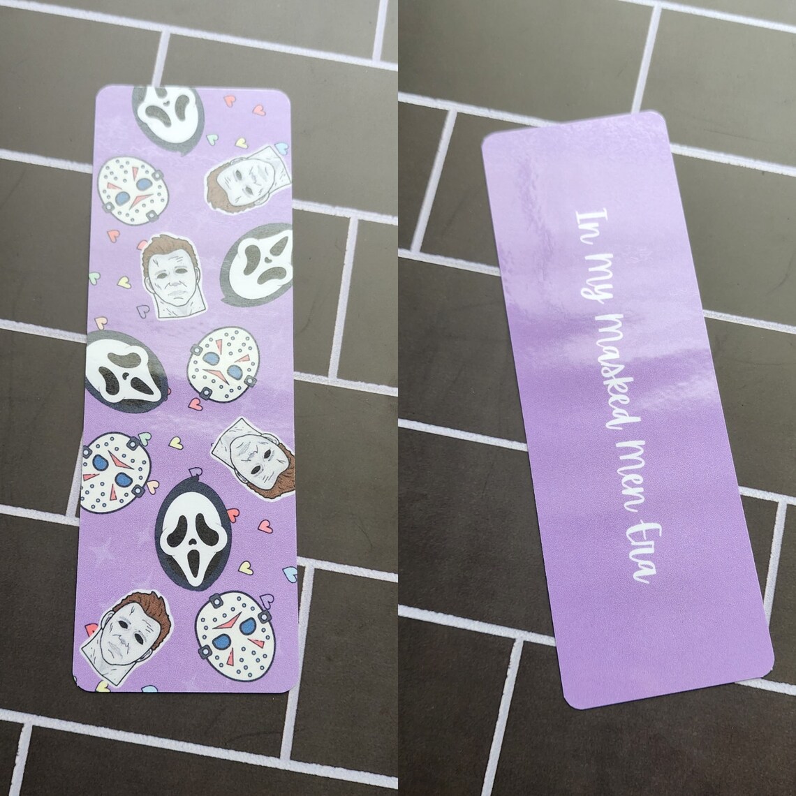 Masked Men Era Bookmarks, Ghostface Bookmark, Jason Voorhees Bookmark ...