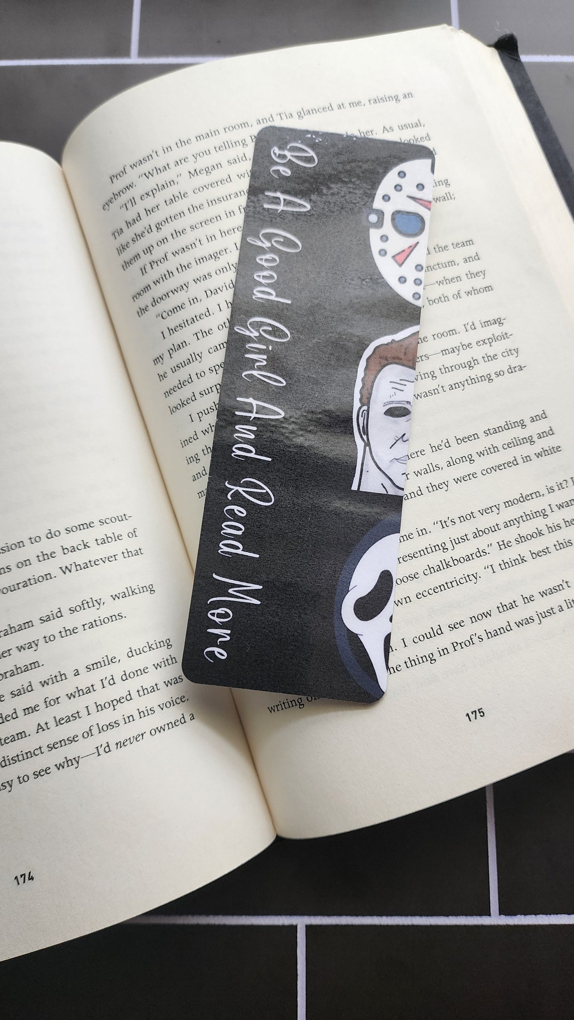 Masked Men Era Bookmarks, Ghostface Bookmark, Jason Voorhees Bookmark ...