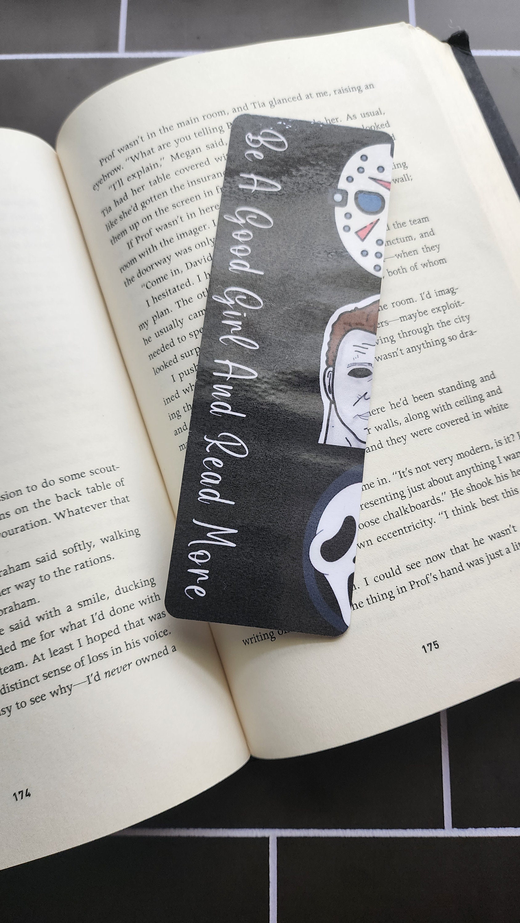 Masked Men Era Bookmarks, Ghostface Bookmark, Jason Voorhees Bookmark ...