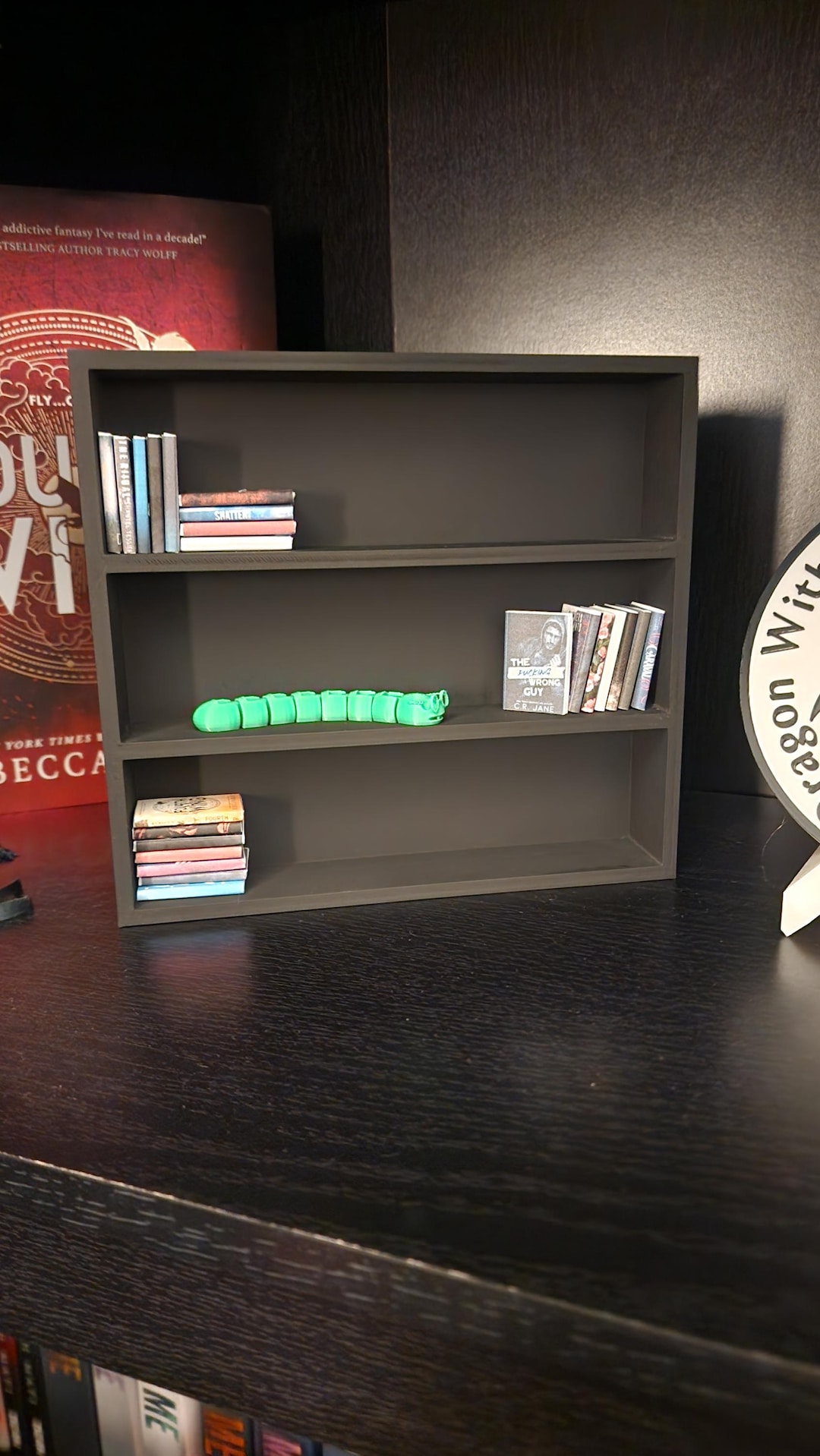 Mini Bookshelf, Small Bookshelf, Bookshelf Decor, Bookshelf for ...