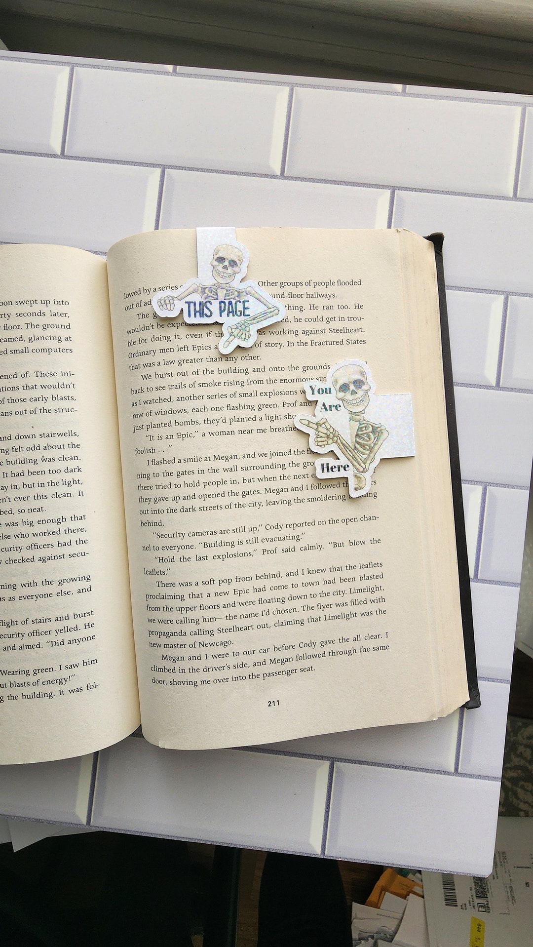 Skeleton Magnetic Bookmark: You Are Here, Funny Book Lover Gift - Etsy