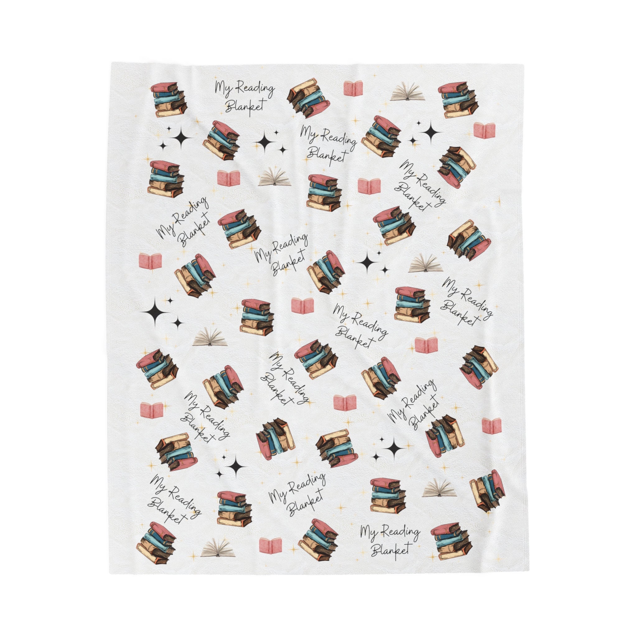 My Reading Blanket- Plush Blanket - Etsy