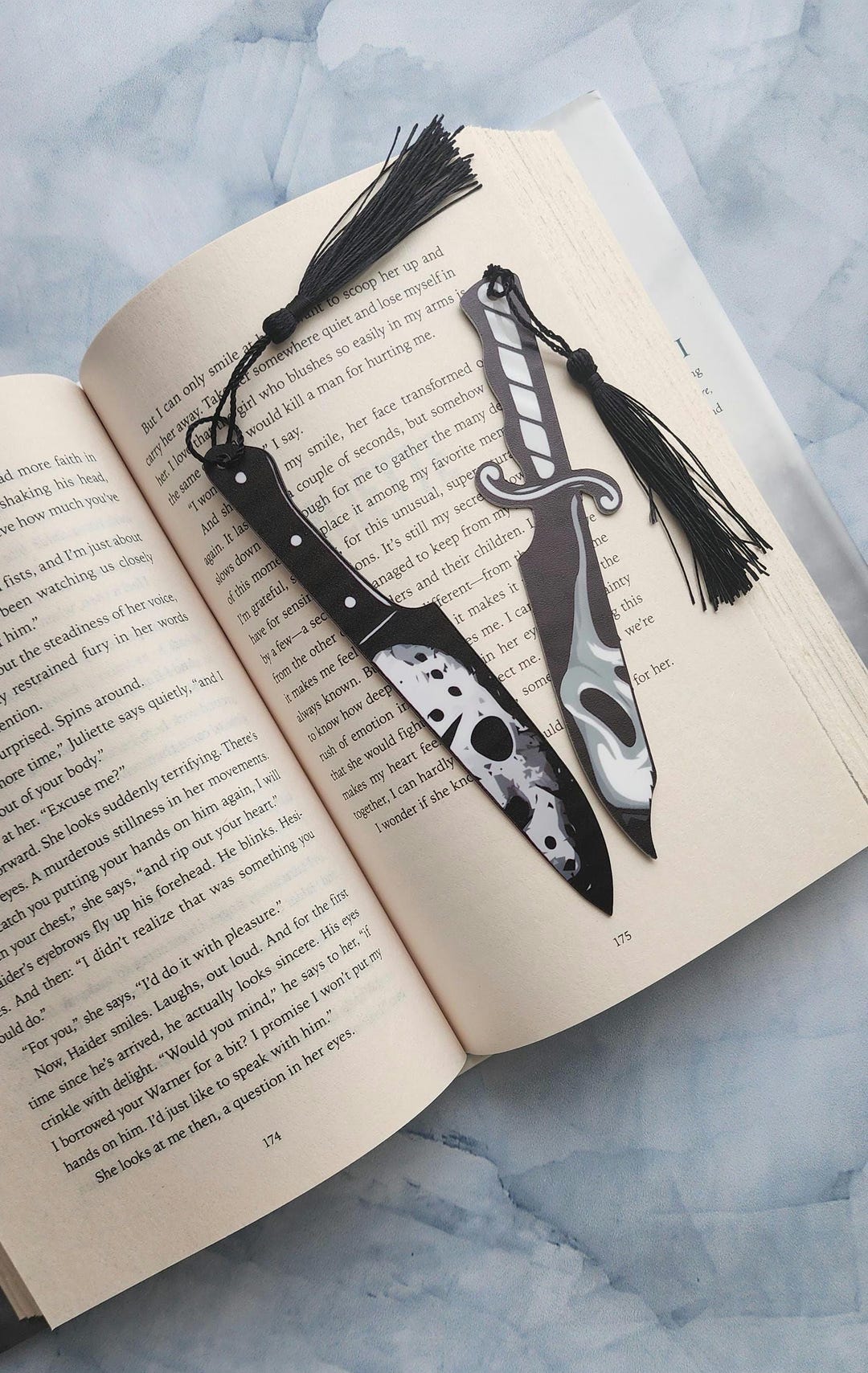 Horror Blade Bookmarks, Scary Bookmarks, Spooky Bookmarks, Gifts for ...