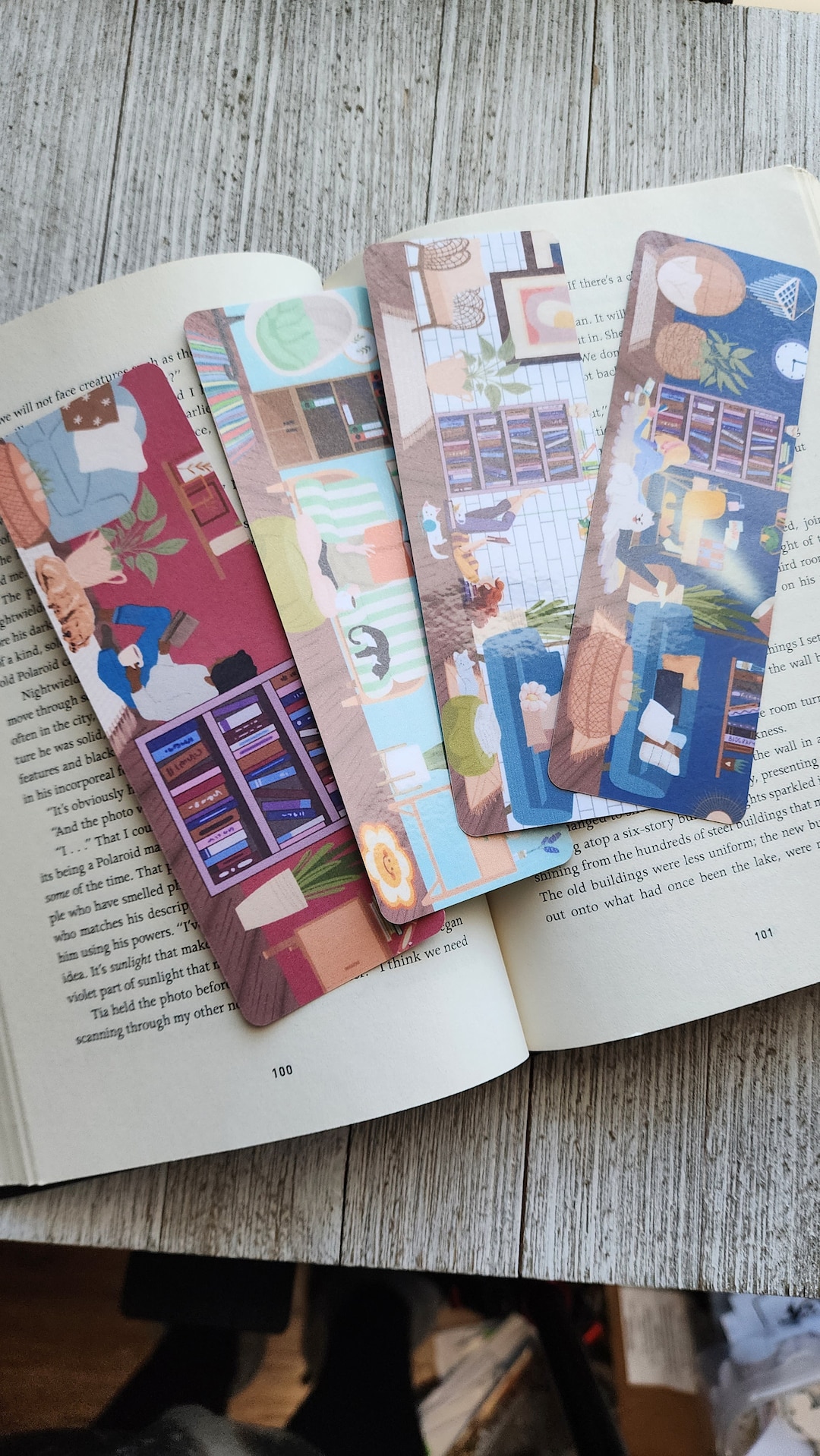 Lost in Reading Bookmarks, Bookmarks - Etsy