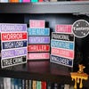 3D Book Genre Dividers Bundle, Bookshelf Divider Tab Laser Cut, Reading ...