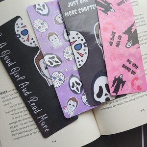 Masked Men Era Bookmarks, Ghostface Bookmark, Jason Voorhees Bookmark ...