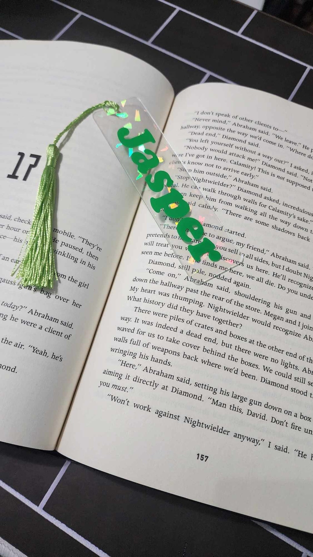 Personalized Acrylic Holographic Bookmarks, Fun Bookmarks, Customized ...