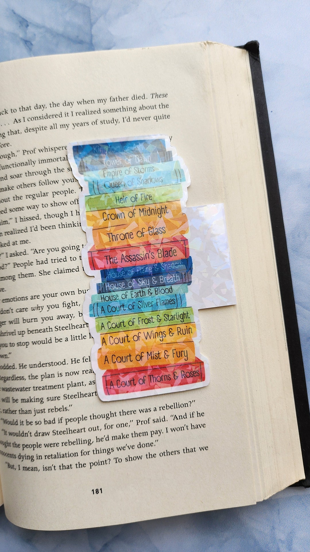 Sarah Maas Book Stack Magnetic Bookmark: ACOTAR, TOG - Etsy