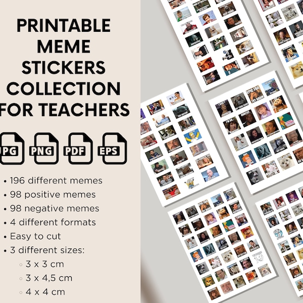 Tiktok meme stickers - Etsy.de