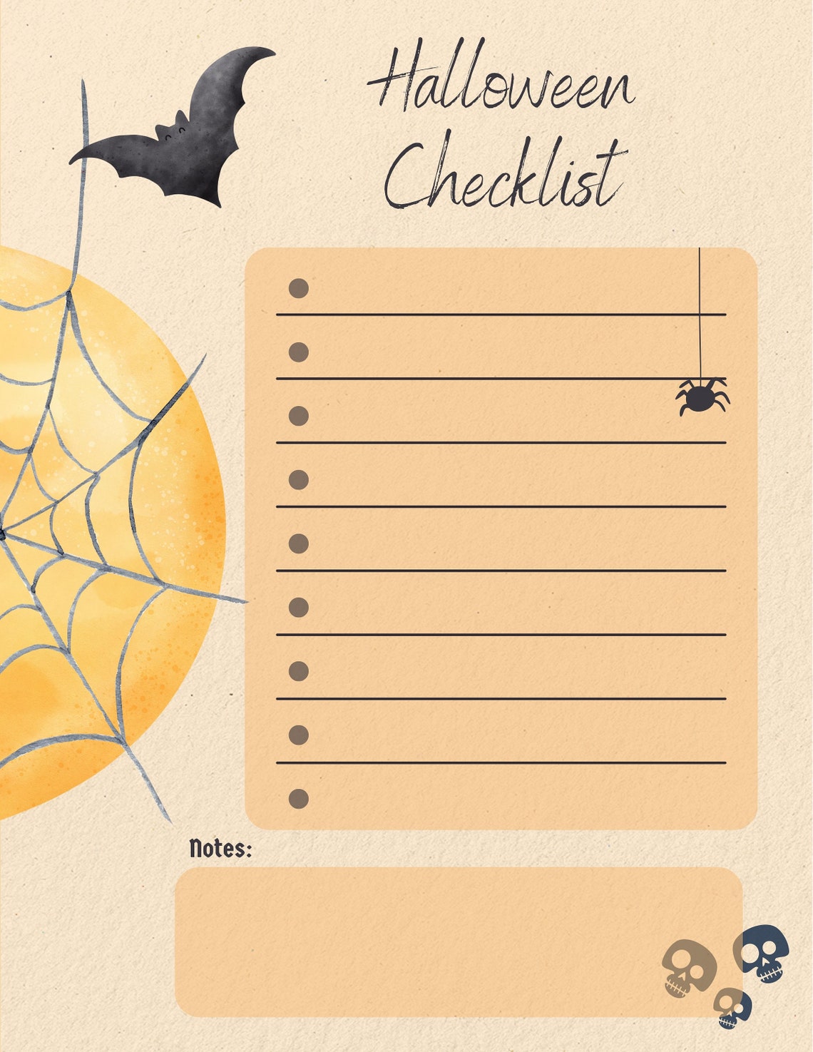 Printable Checklist Checklist Planner Refill Checklist - Etsy