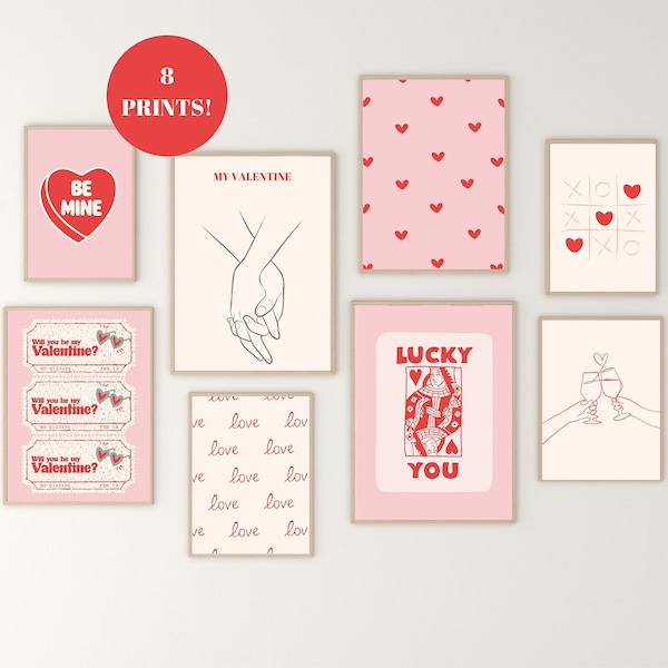 Valentine Printables - Etsy