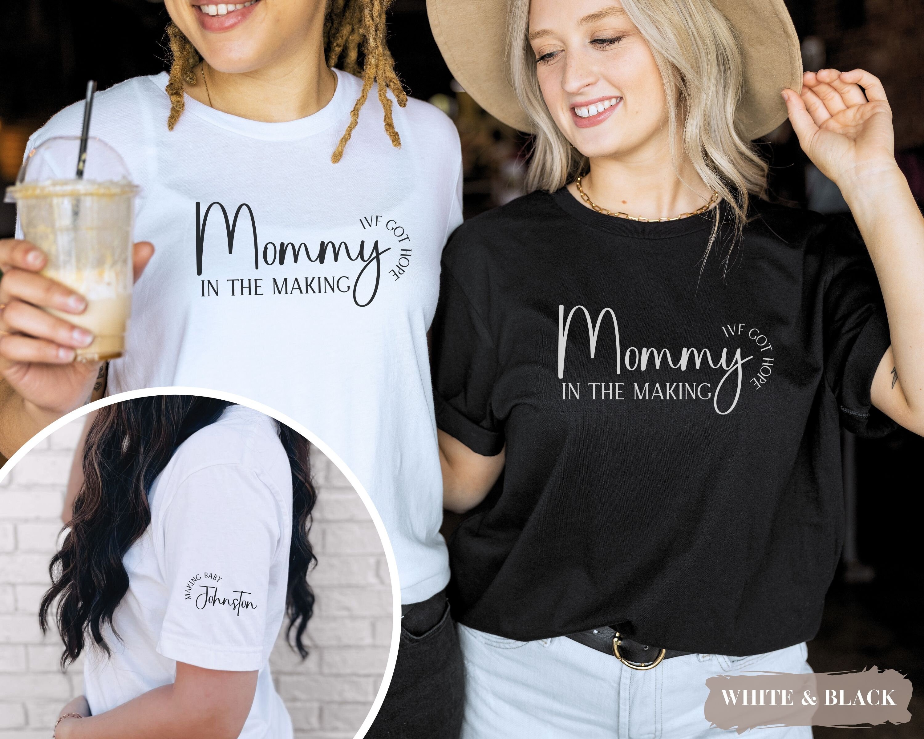 Matching Custom IVF Transfer Day Shirt for Couples, IVF Mom Shirt, IVF ...