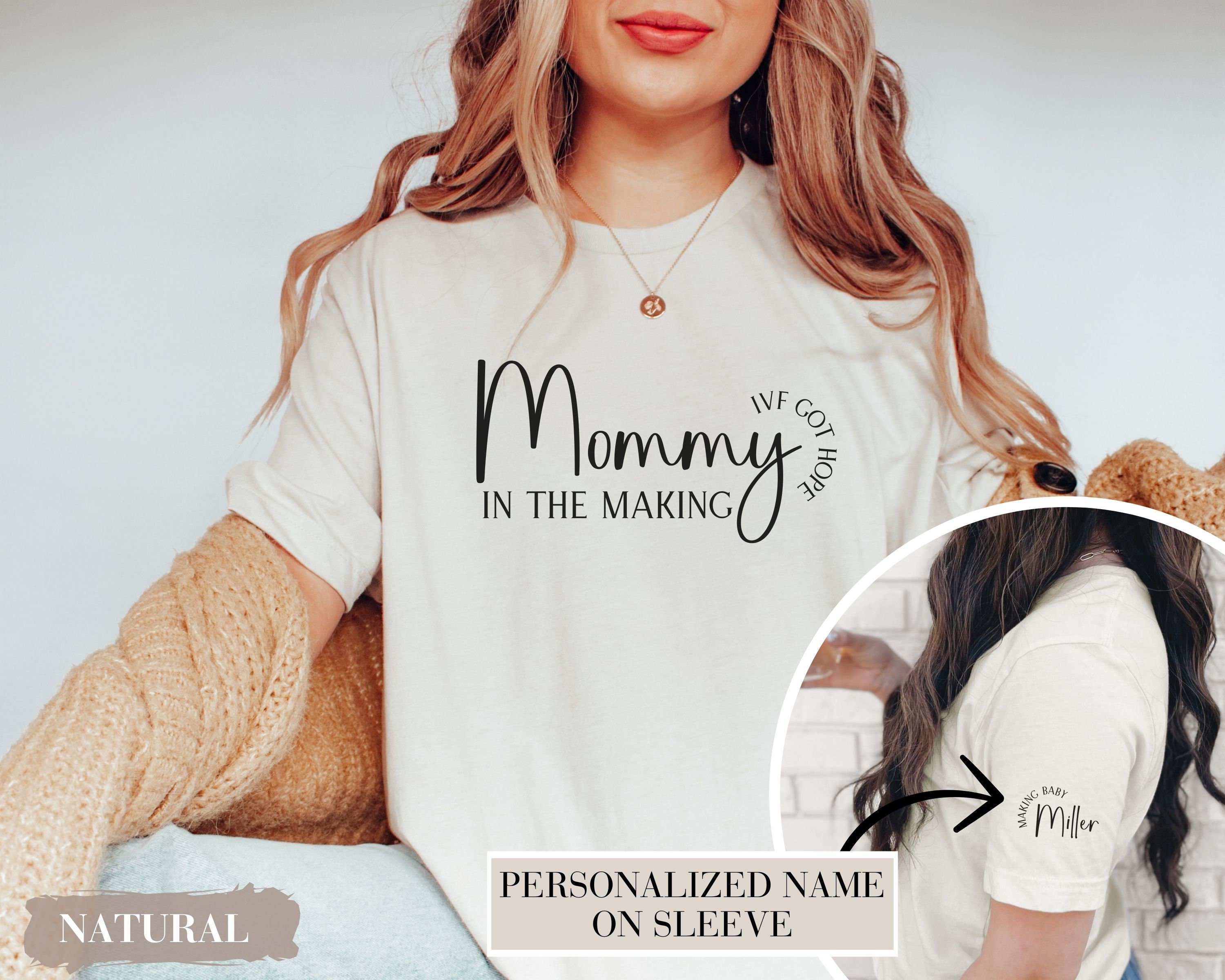 Matching Custom IVF Transfer Day Shirt for Couples, IVF Mom Shirt, IVF ...