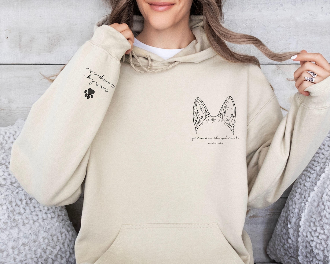 Personalized German Shepherd Hoodie, German Shepherd Gift, Custom ...