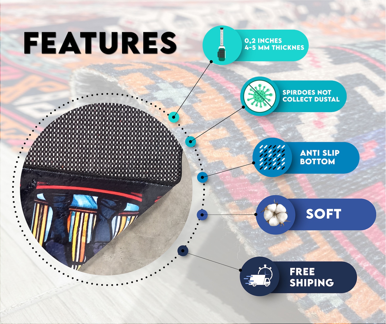 Music Rug, Guitar Themed Rug, Music Room Rug, Rock Music Rug, Brown Rug ...