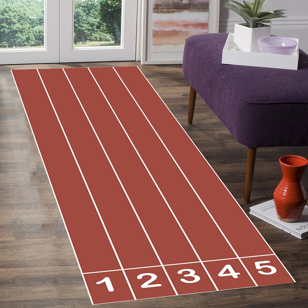 Athletics Track Rug,running Track Rug, Runner Rug,cool Rug,sport Themed ...