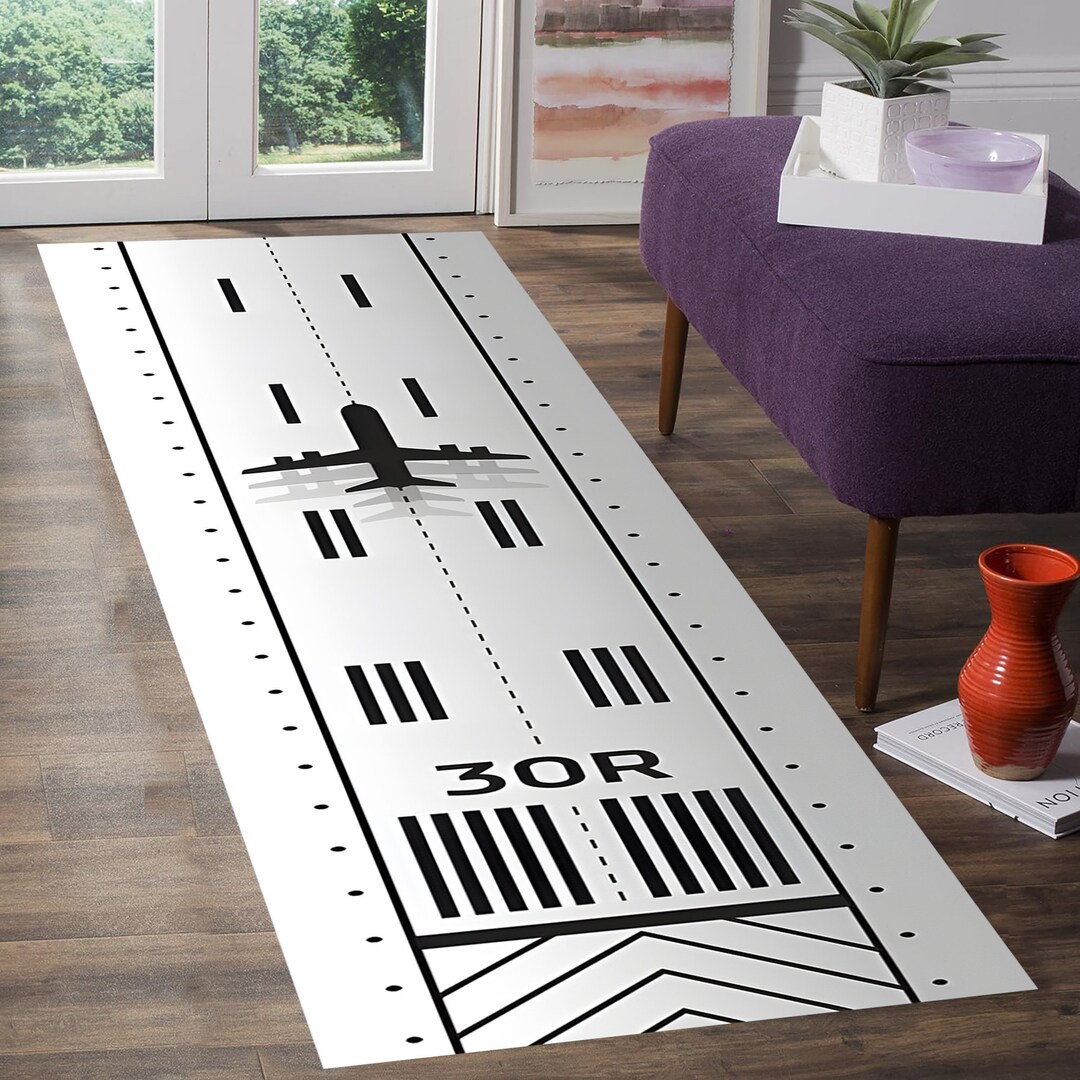 Runway Rug, Airport Rug, Passenger Aircraft Rug, Airlines Rug,flight ...