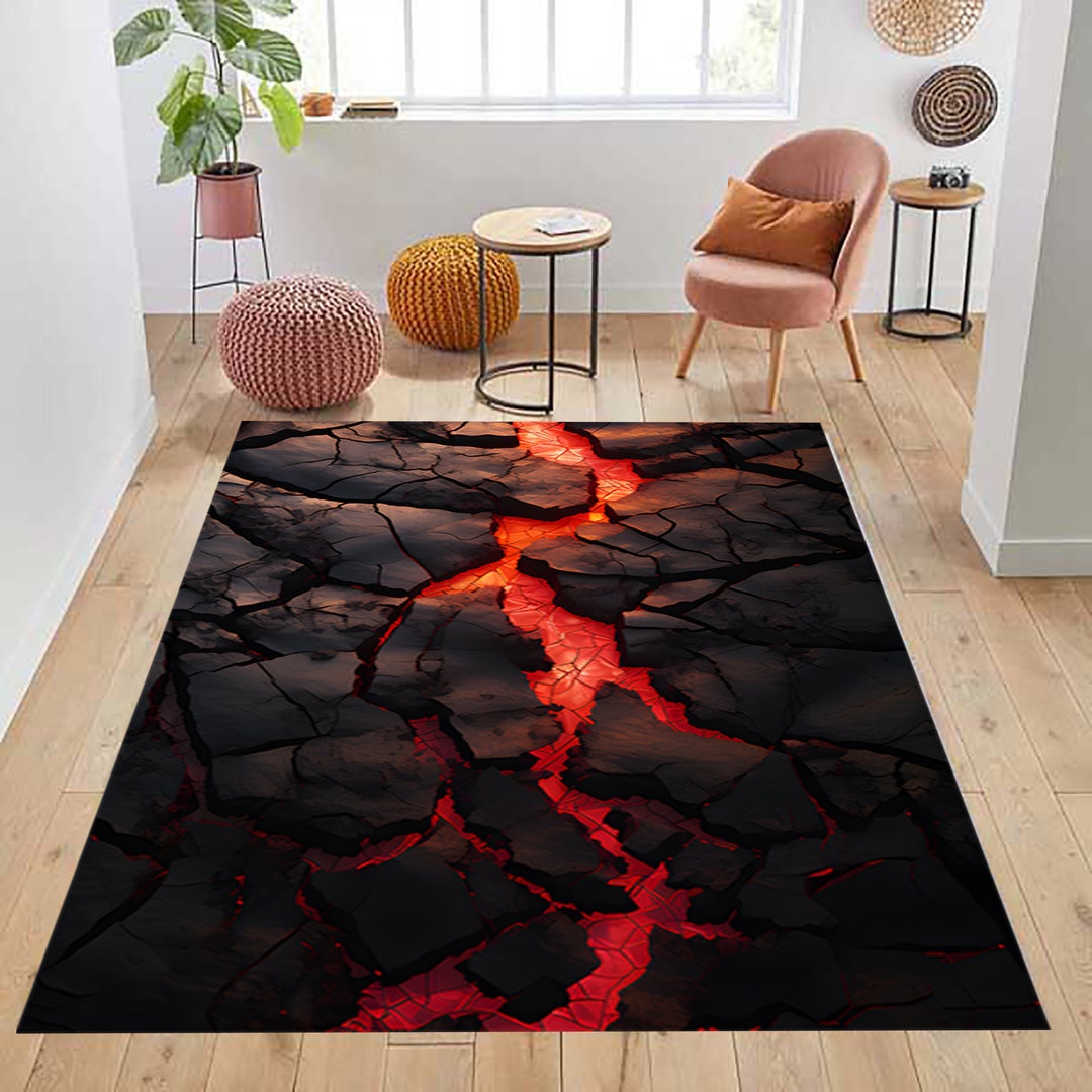 Crack Rug,vortex Rug,3d Rug,optical Illision Rug,lava Rug,cool Rug ...