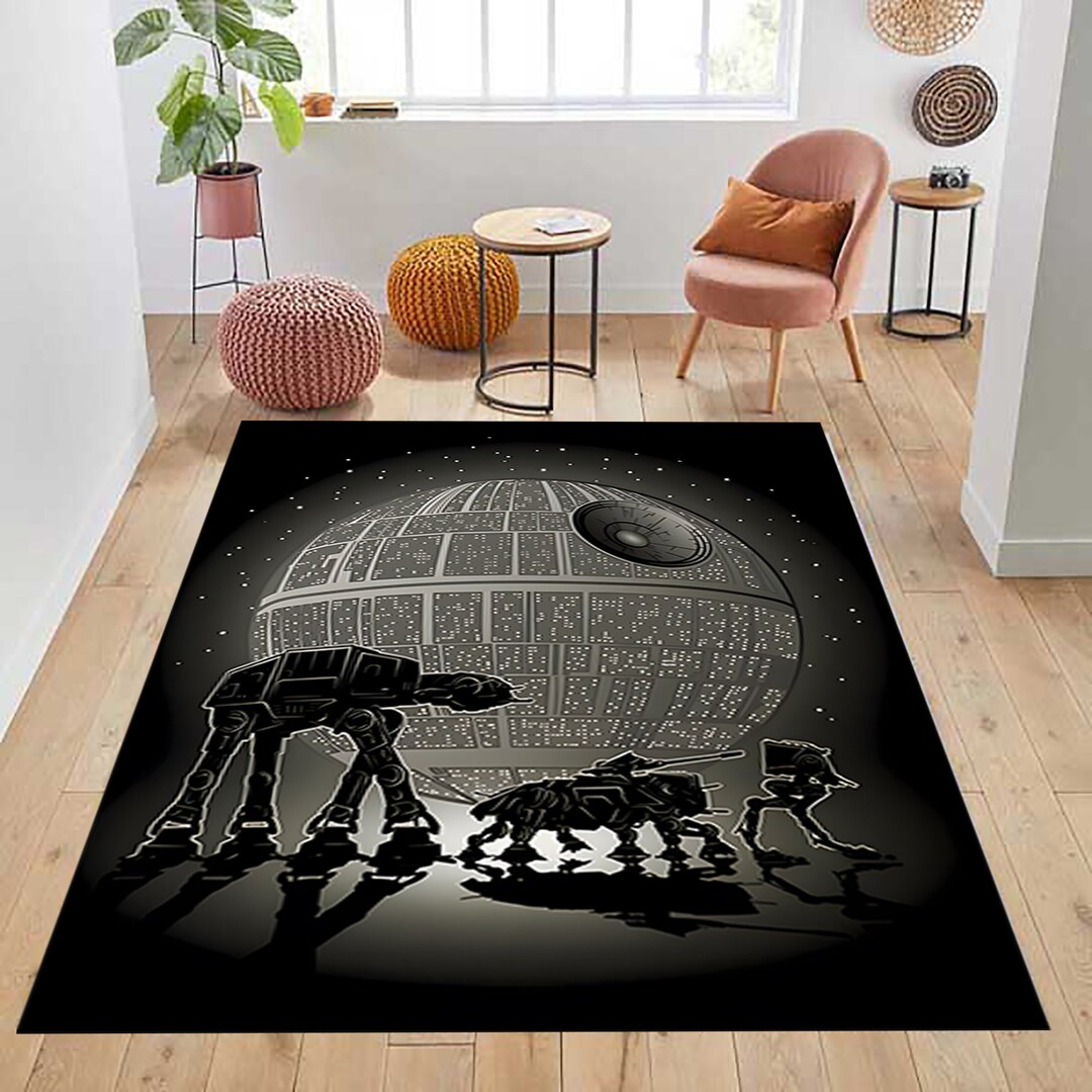 Starwars Rug, Star Wars Rug, Starwars Patterned Rug, Movie Rug,living ...