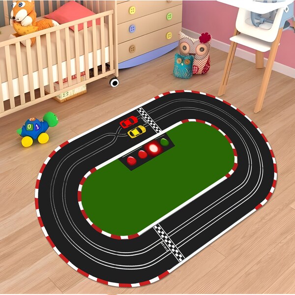 Race Track Rug - Etsy