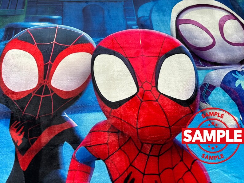 Spiderman Rug,spiderman Mask Rug,superhero Rug,spidey Rug,ghost Spidey ...