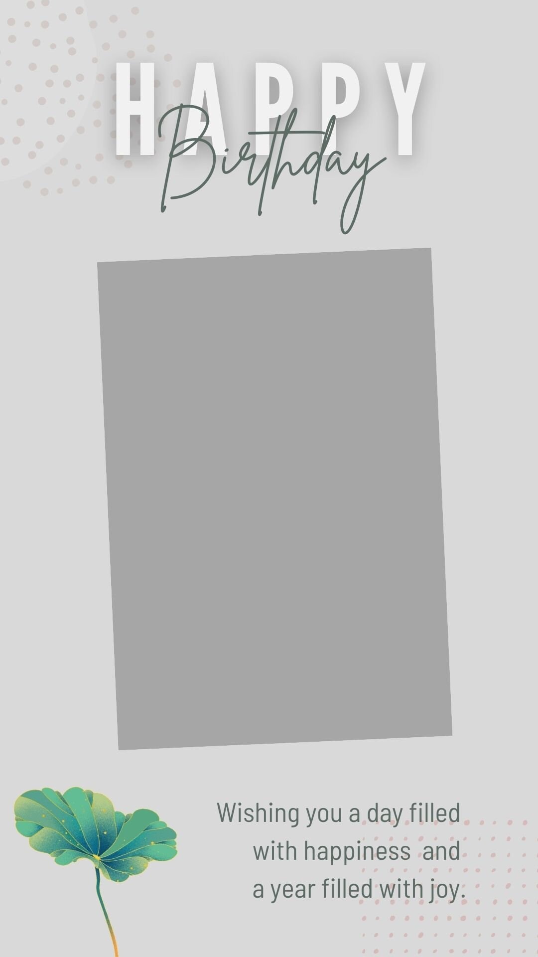 Colour Full Birthday Template Digital Download Instant - Etsy