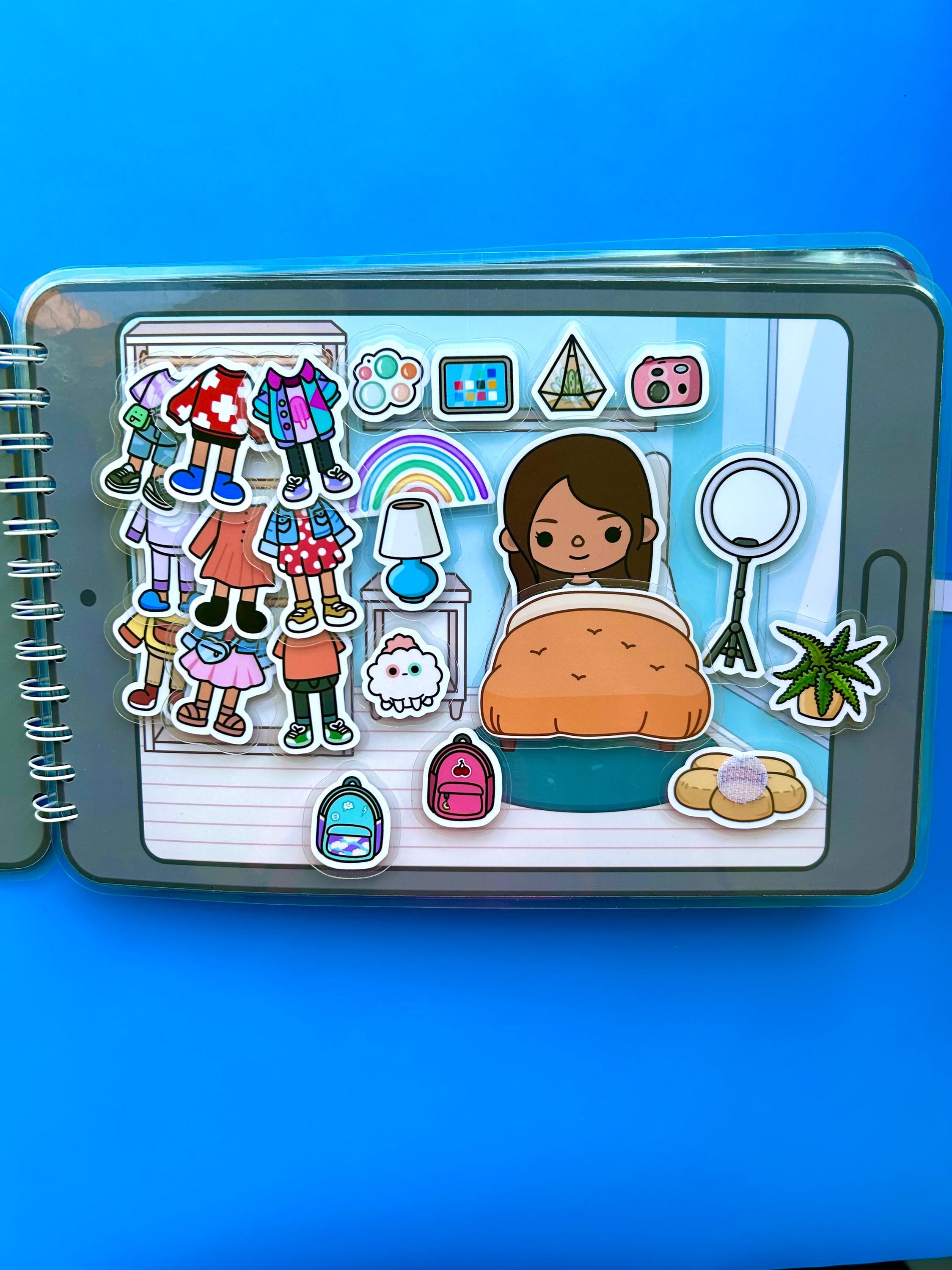 Toca Boca Kids Busy Book: House Adventures With Girl, Boy, Cat Dog - Etsy