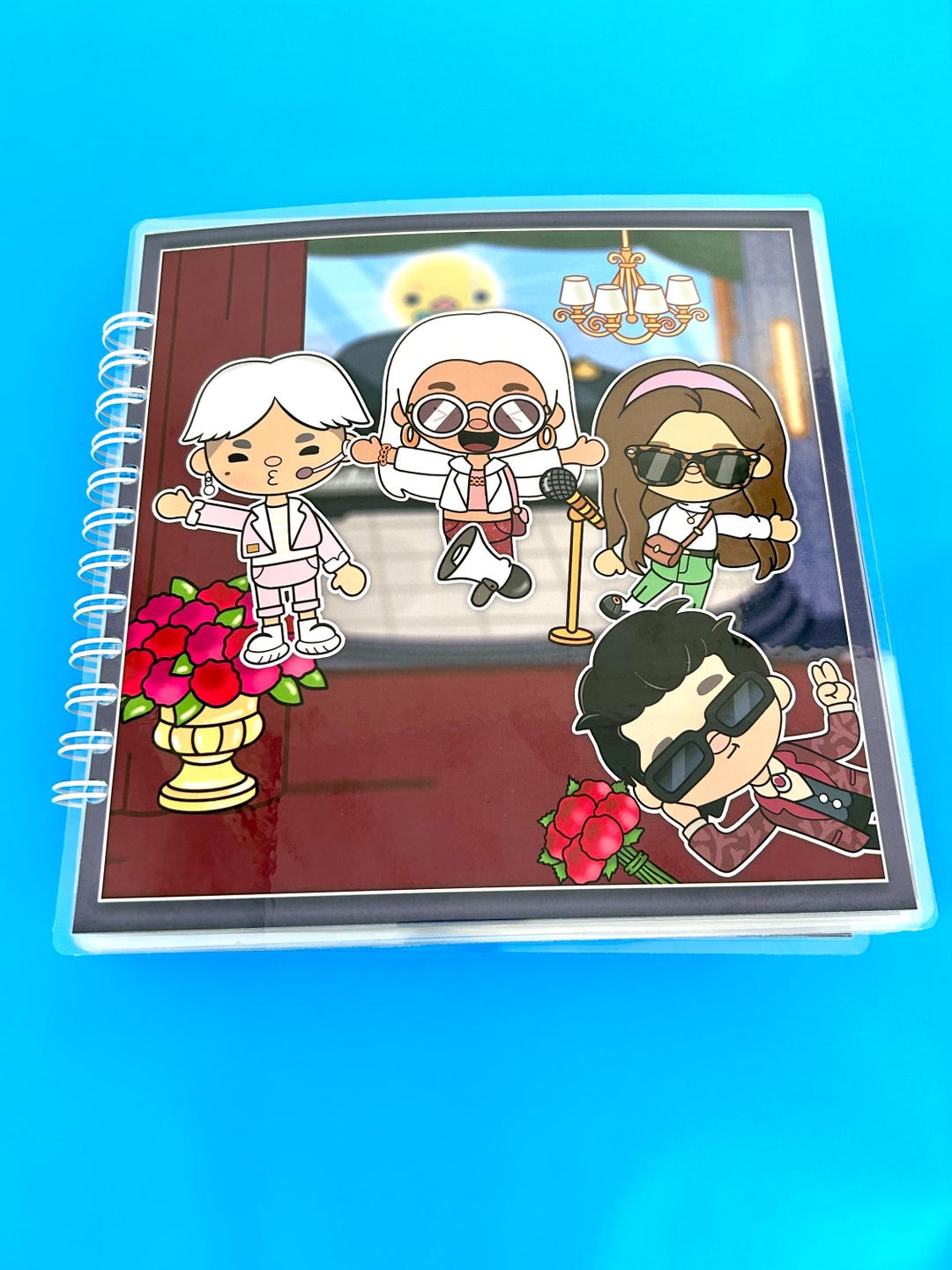 Kids Busy Book: Toca Mansion Paper Dolls, Roleplay Activity - Etsy