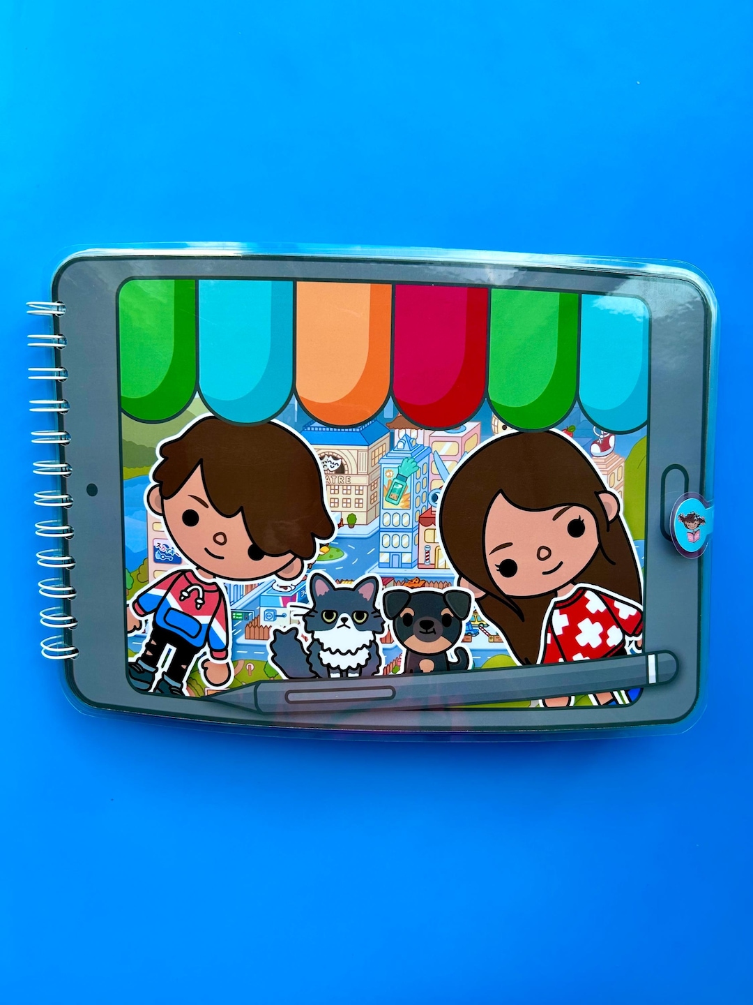 Toca Boca Kids Busy Book: House Adventures With Girl, Boy, Cat Dog - Etsy