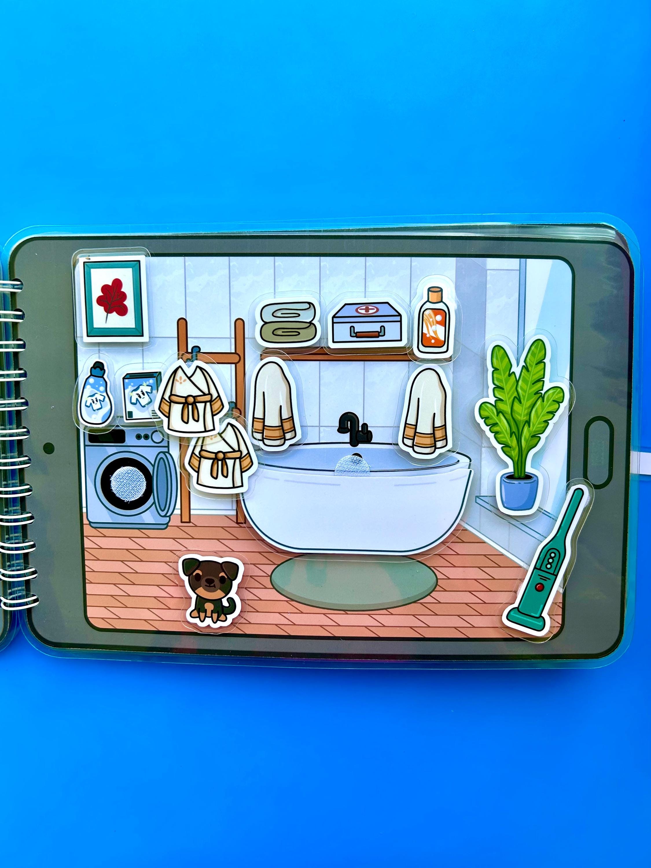 Toca Boca Kids Busy Book: House Adventures With Girl, Boy, Cat Dog - Etsy