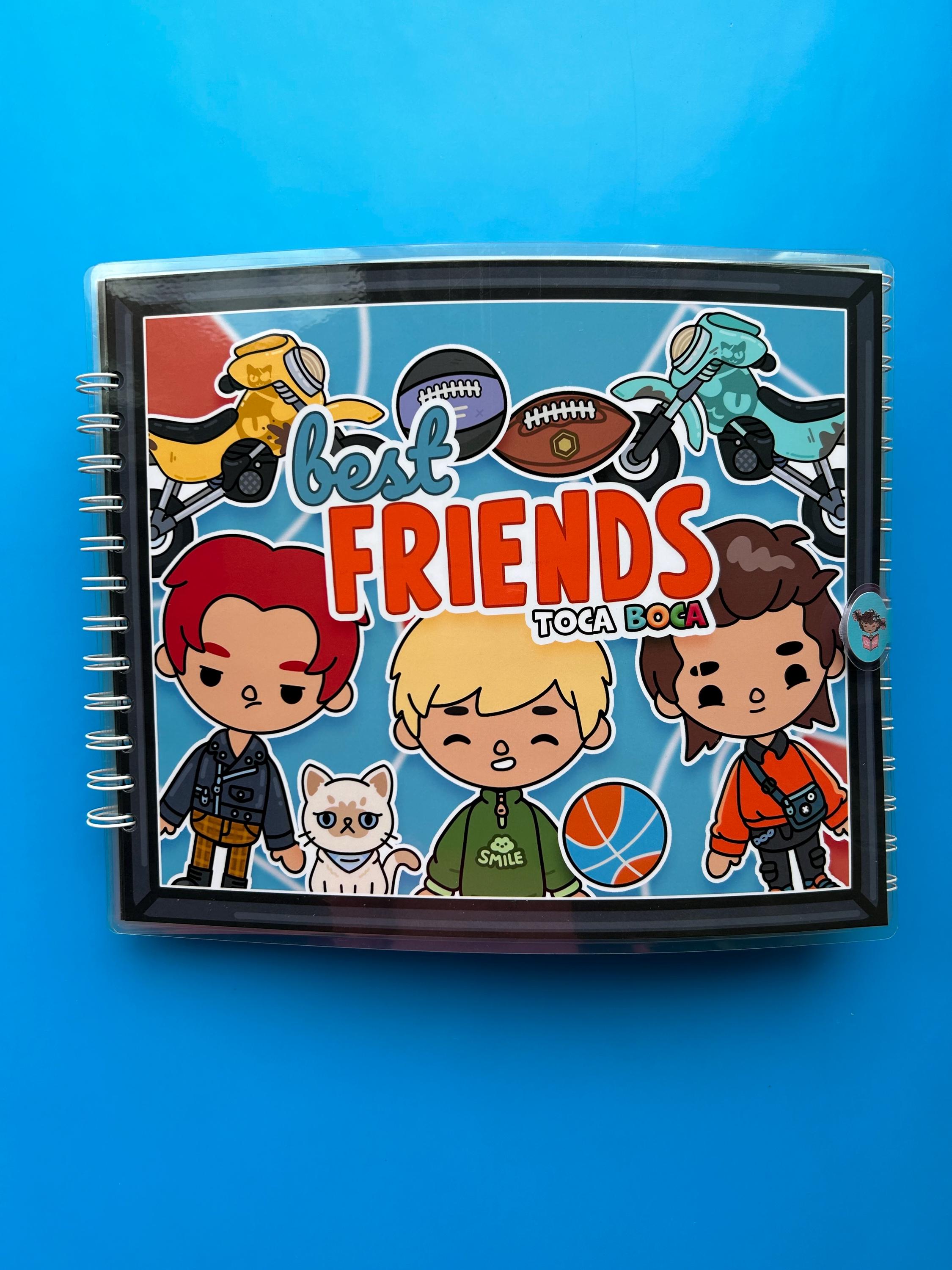 Kids Busy Book on Velcro, Toca Boca Best Friends House. 3 Toca Boca ...