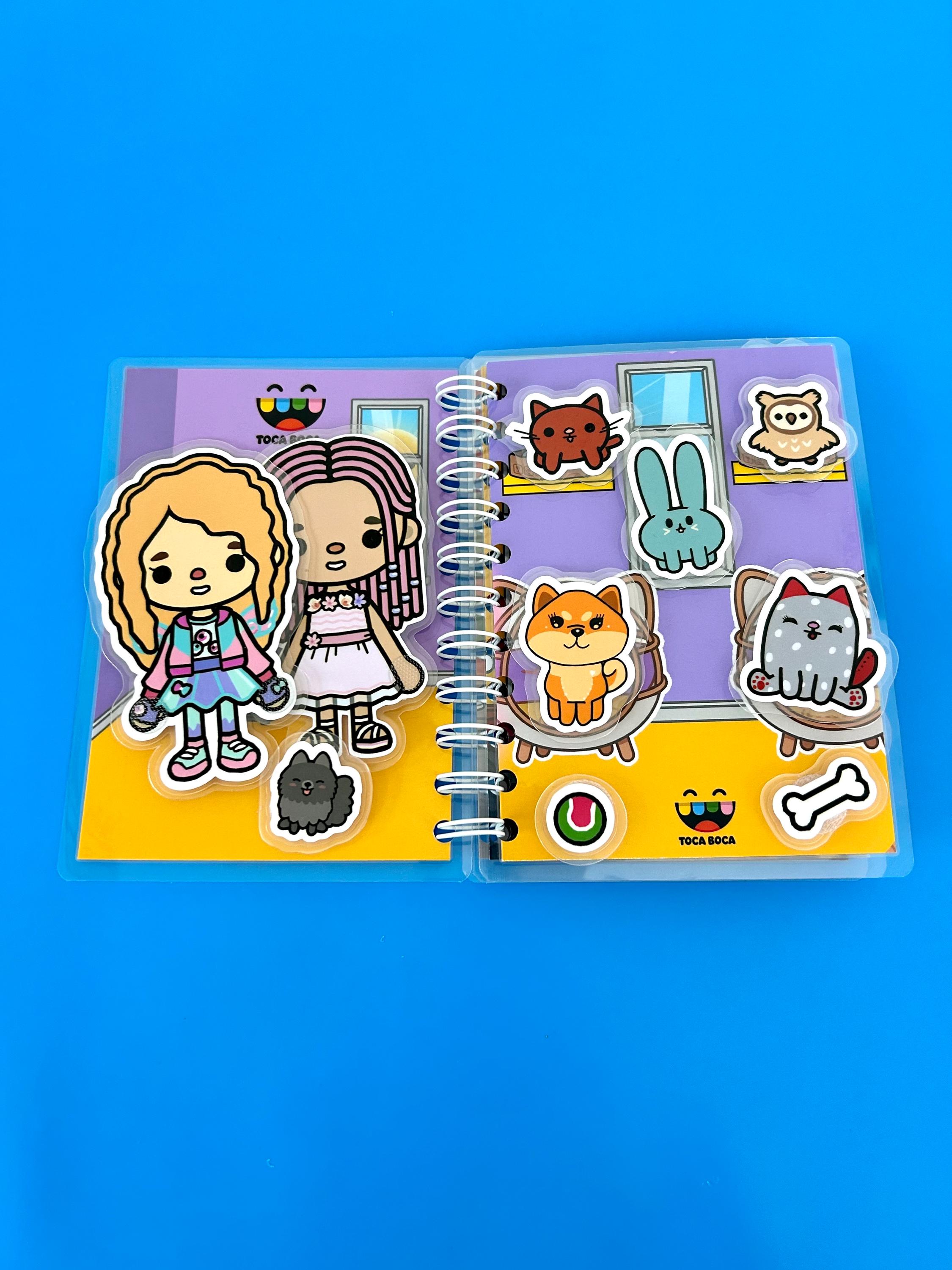 Toca Boca Busy Book: Roleplay, Dress Up, Dollhouse - Etsy