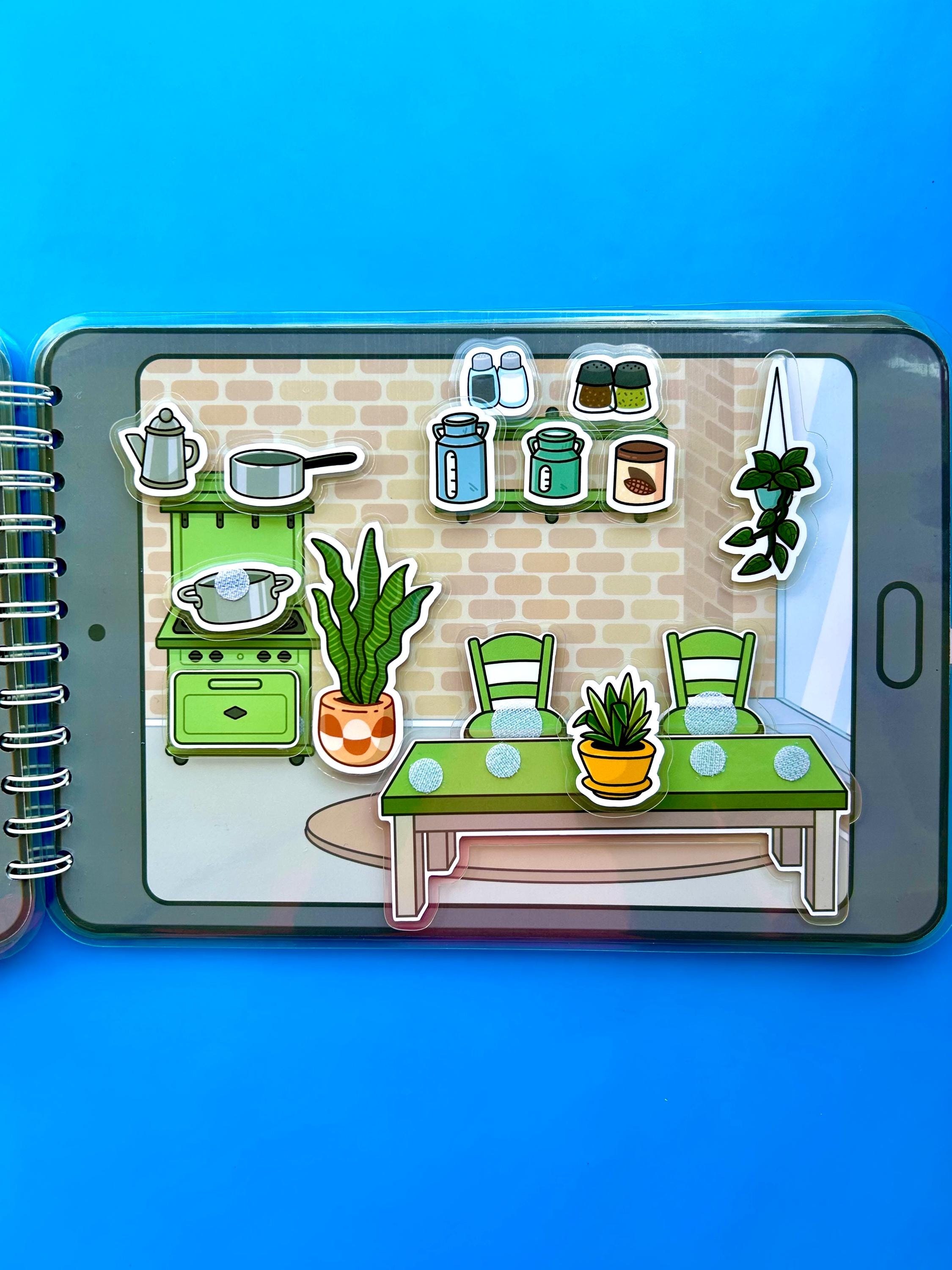 Toca Boca Kids Busy Book: House Adventures With Girl, Boy, Cat Dog - Etsy