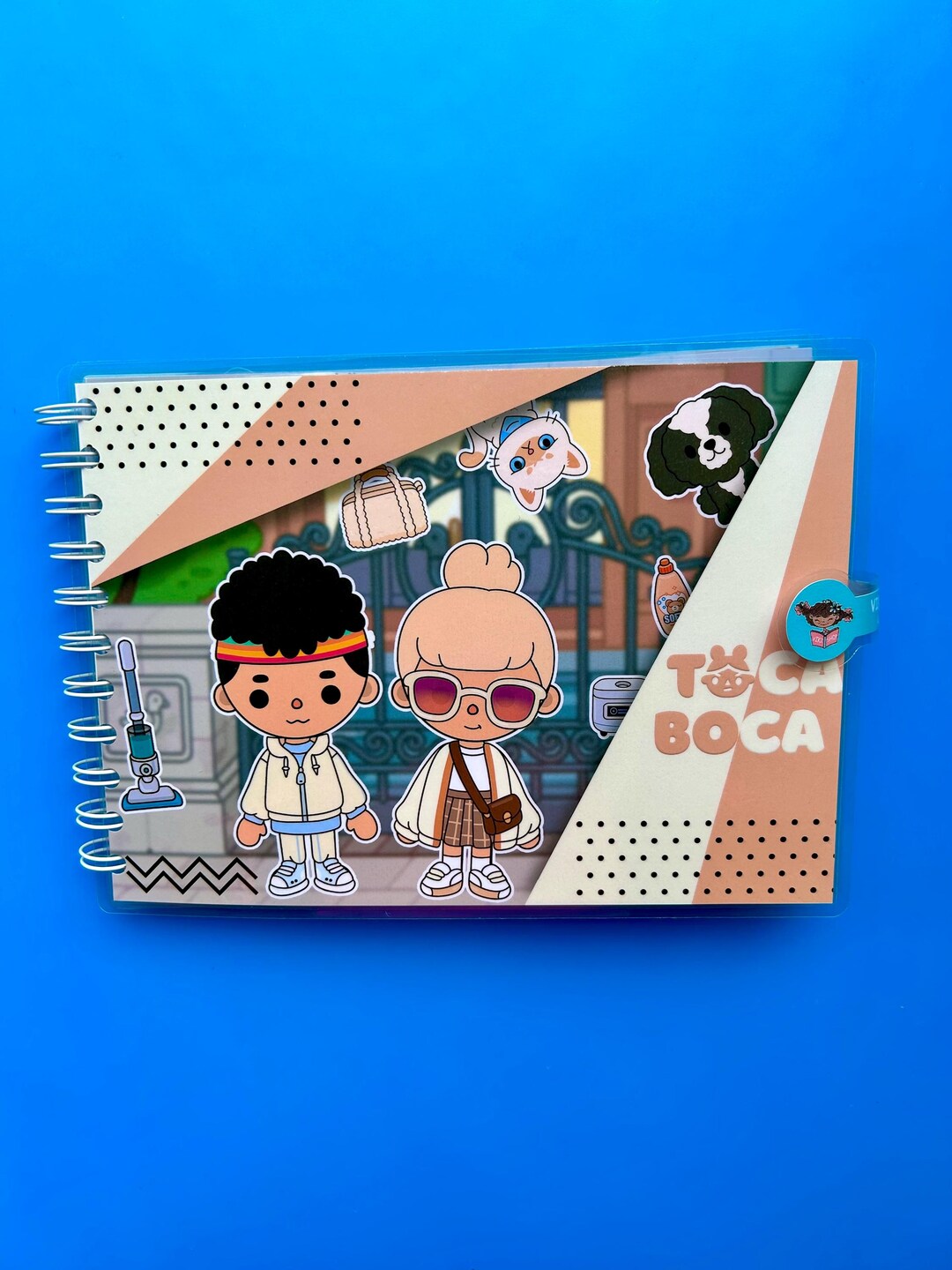 Kids Busy Book on Velcro, Toca Boca Best Friends House. Toca Boca Boys ...
