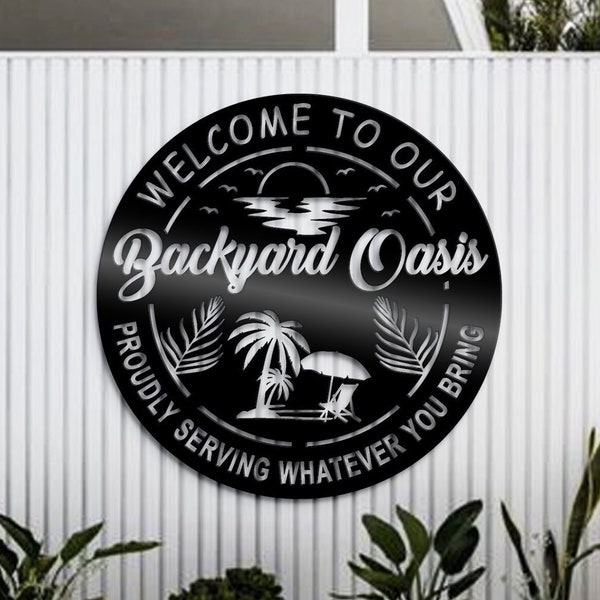 Oasis Sign - Etsy