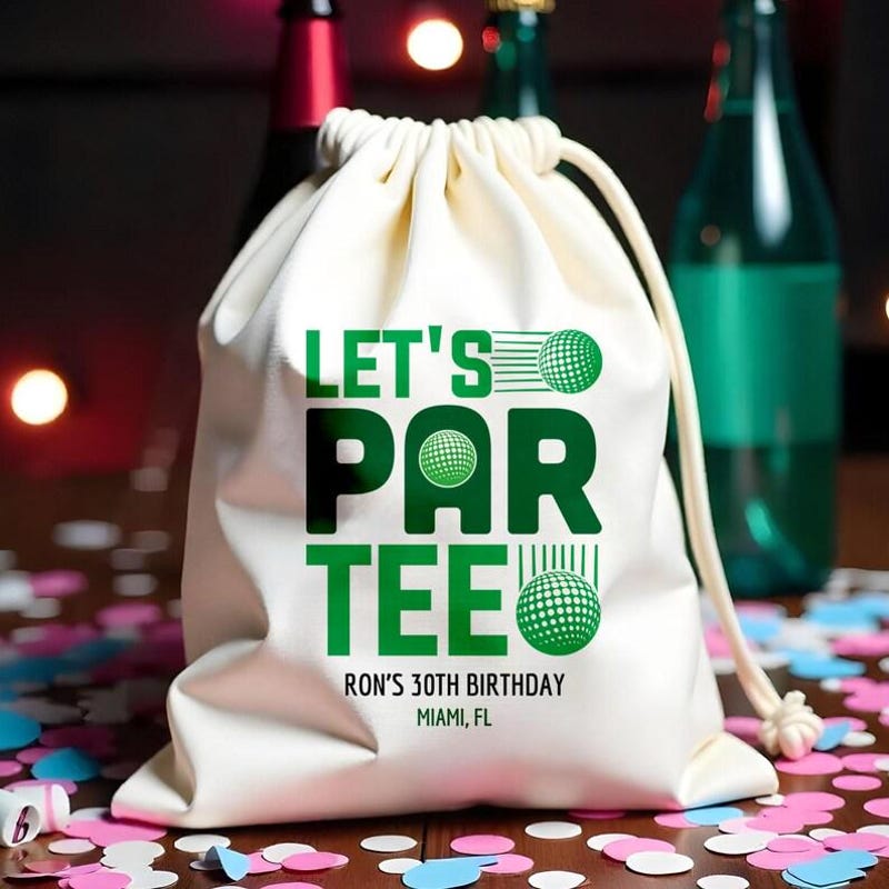 Golf Theme Goodie Bags - Etsy