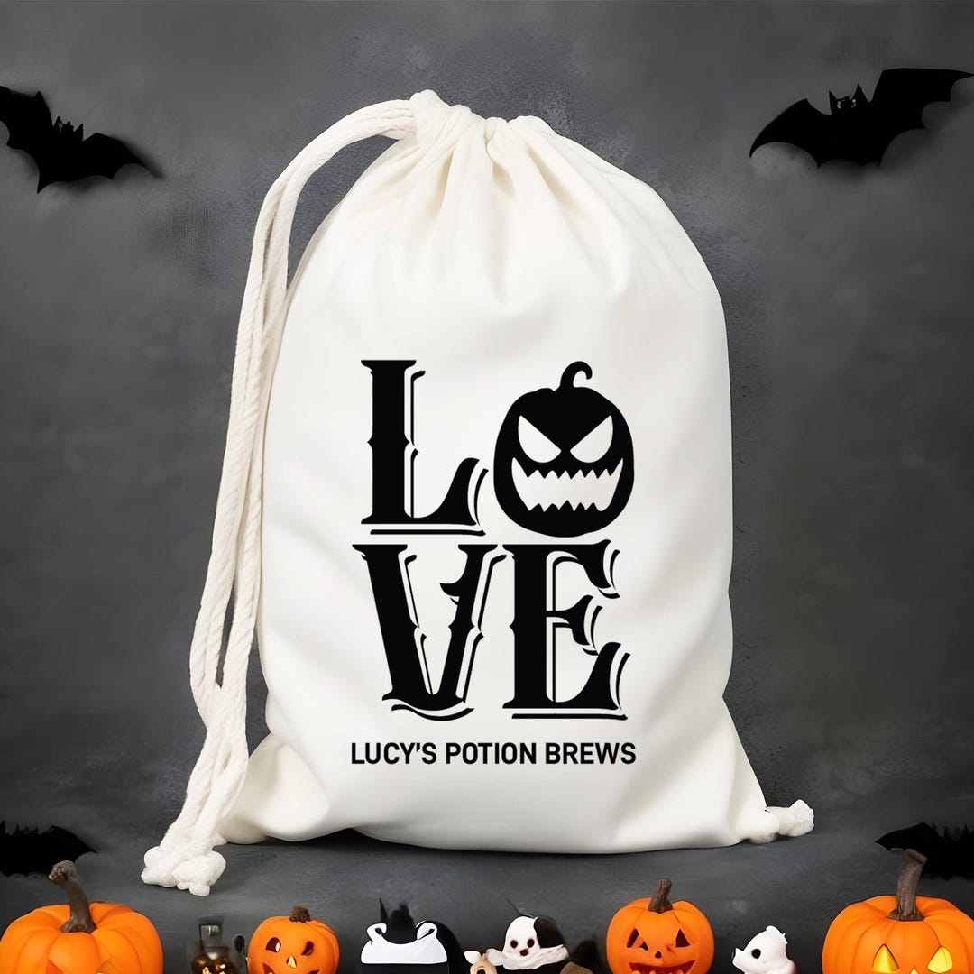 Personalized Spooky Pumpkin Halloween Party Favors Halloween Love ...