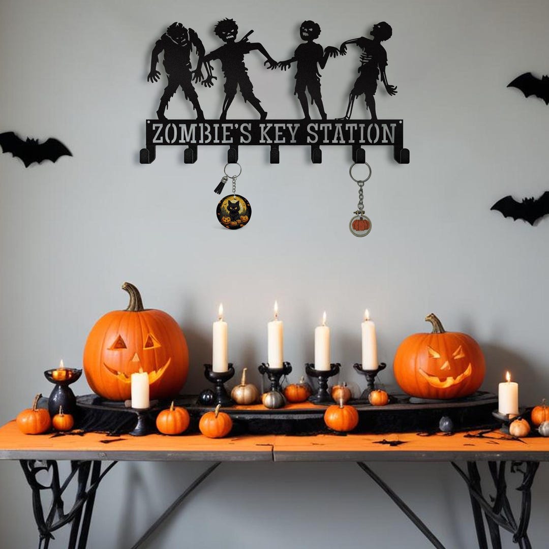 Zombie's Metal Key Holders, Modern Key Holder for Wall, Key Rack, Key ...