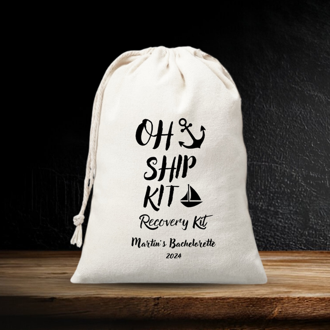 Custom Oh Ship Kit - Nautical Wedding Party Favors - Vacation ...