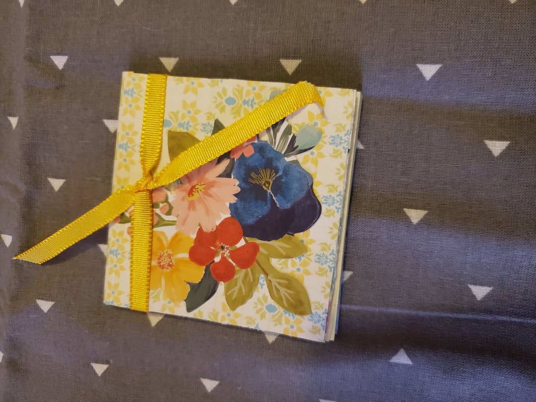 Covered Post It Note-floral - Etsy