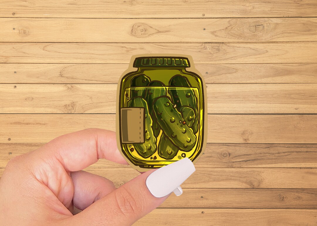 Jar of Pickles Sticker: Wacky Laptop, Tumbler Decal - Etsy