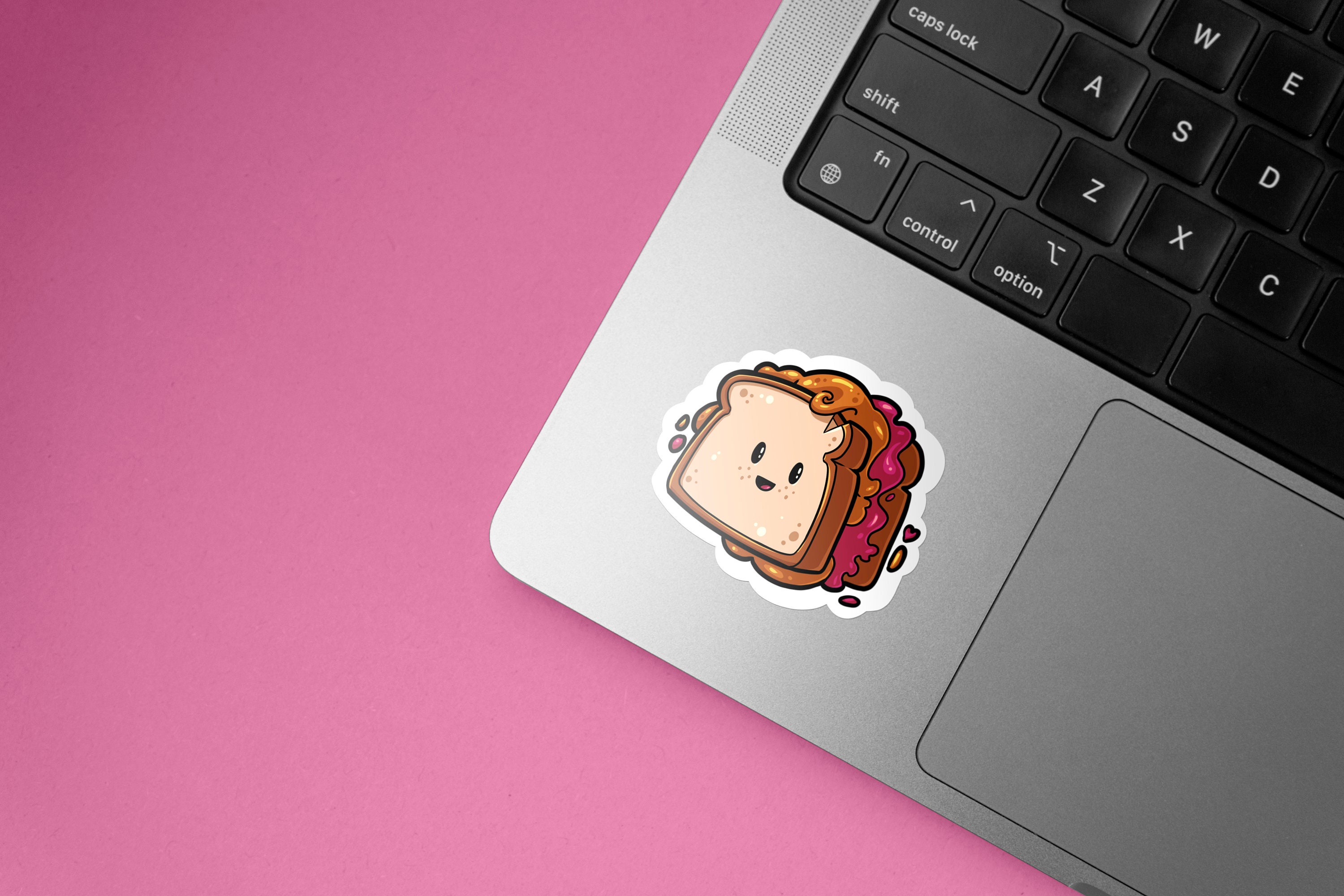 Cute PBJ Sandwich Sticker, Food Sticker, Peanut Butter and Jelly ...