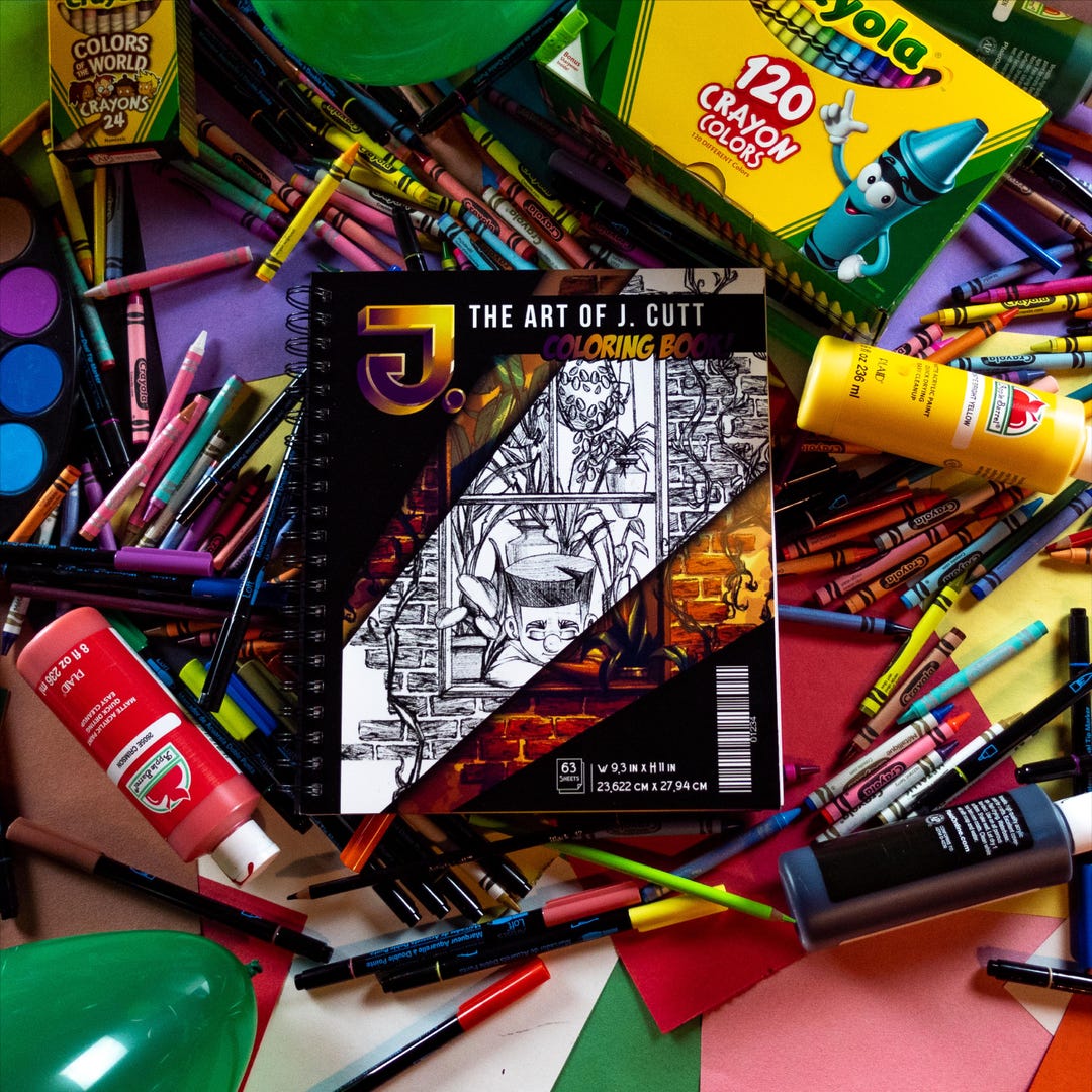 63 Page Coloring Book, Movie, Games and Tv Show Fanart Kids Book ...