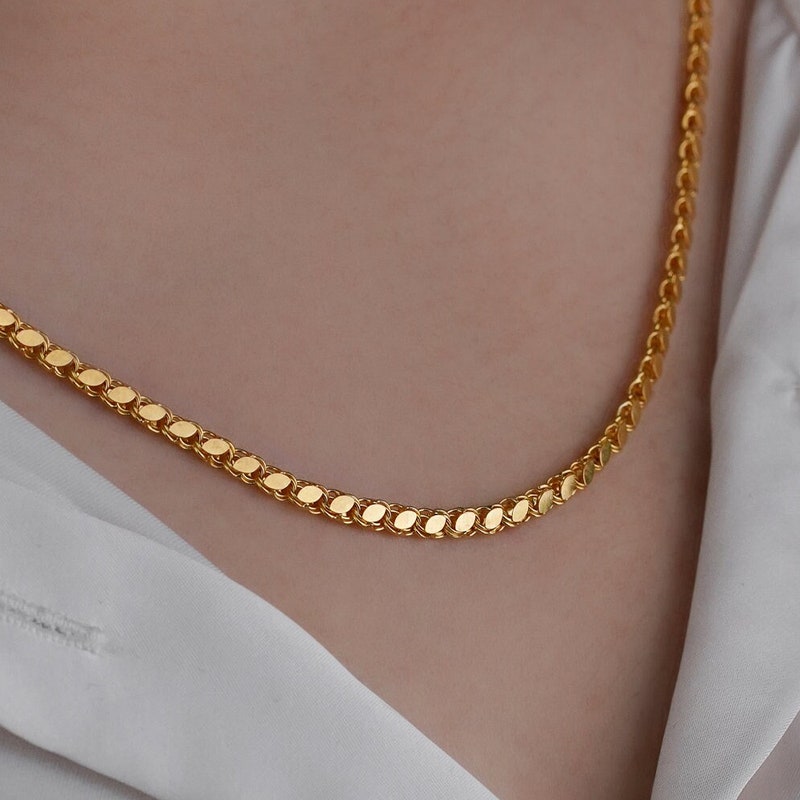 Mirror Gold Chain - Etsy