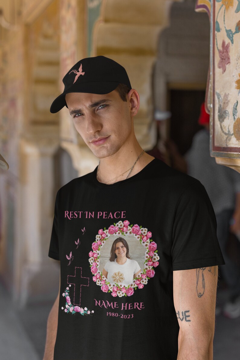 Custom Shirt, in Loving Memory, Custom Photo Shirt, Rest in Peace Shirt ...