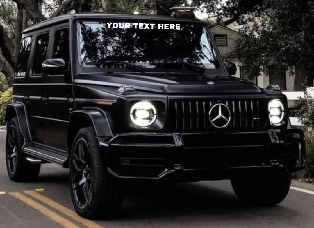 Custom Windshield Banner Car Decal Personalized Vinyl Sticker Front ...