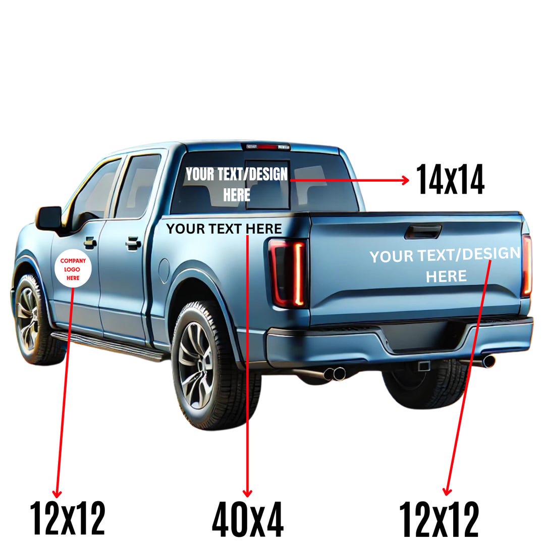 Custom Text Car Decal: Fishing SUV Truck Window Sticker - Etsy